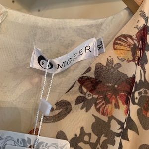 Migeer | Dresses | Migeer Xl Sleeveless Maxi Butterfly Dress V Neck ...